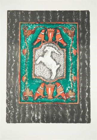 Seven Lithograph Illustrations for Chad Gadya The Little Goat, 1958 ...