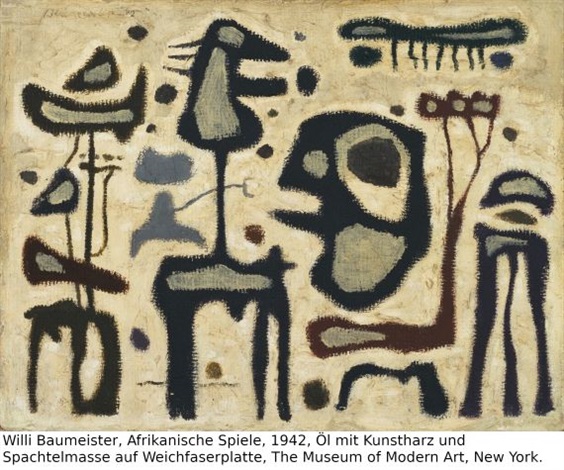 Afrikanisches Duett by Willi Baumeister on artnet