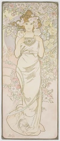 Rose by Alphonse Mucha on artnet