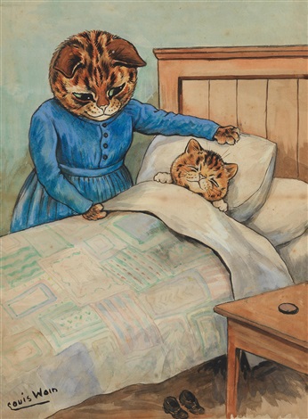 Bedtime by Louis Wain on artnet