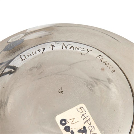 Two Daum Art Deco Acid-Etched Glass Vases by Daum (Co.) on artnet