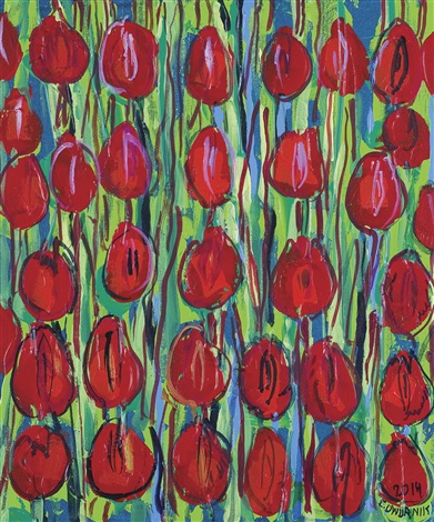 CZERWONE TULIPANY by Edward Dwurnik on artnet