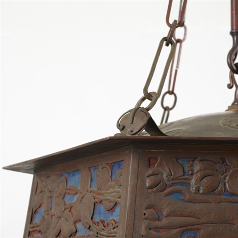 Rare chandelier from the Batchelder House, Arroyo Seco by Ernest A ...