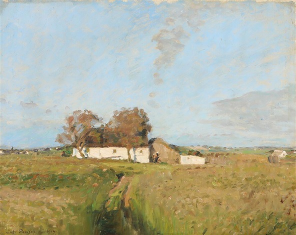 A summers day in the countryside by Julius Paulsen on artnet