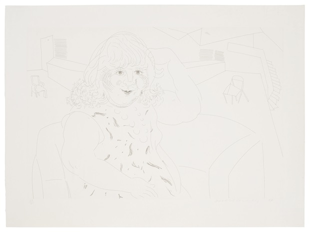 Ann in the Studio by David Hockney on artnet