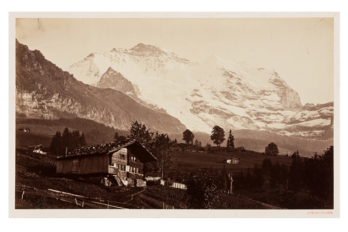 Switzerland Jungfrau, Wengernalp Path by Louis-Auguste Bisson on artnet
