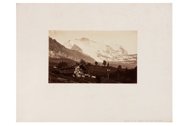 Switzerland Jungfrau, Wengernalp Path by Louis-Auguste Bisson on artnet