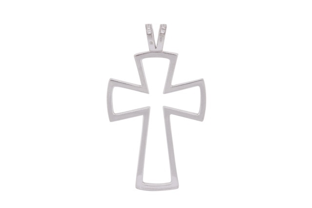 A GOLD AND DIAMOND CROSS PENDANT, CIRCA 2003 by Theo Fennell on artnet