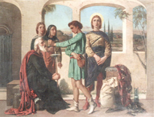 Tobias restoring the Eyesight of Tobit by Jane Benham Hay on artnet