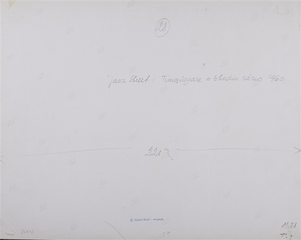 Jazz Street, Bill Crow and his bass on their way home on Times Square ...