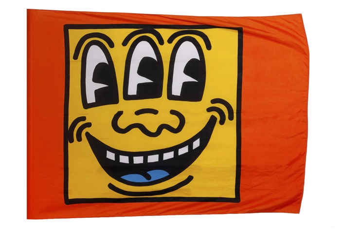 Untitled Flag by Keith Haring on artnet