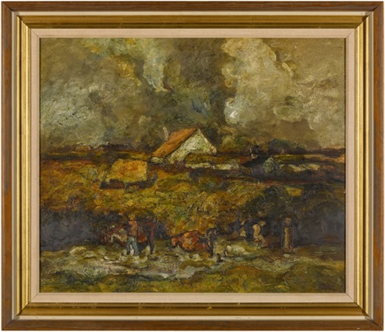 Women Driving Cows by Sheila Fell on artnet