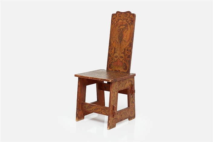 Art Nouveau chair by Alphonse Mucha on artnet