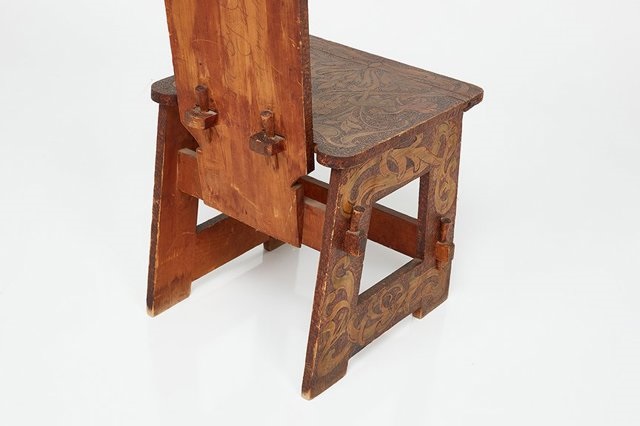 Art Nouveau chair by Alphonse Mucha on artnet