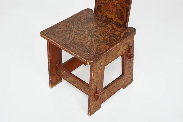 Art Nouveau chair by Alphonse Mucha on artnet