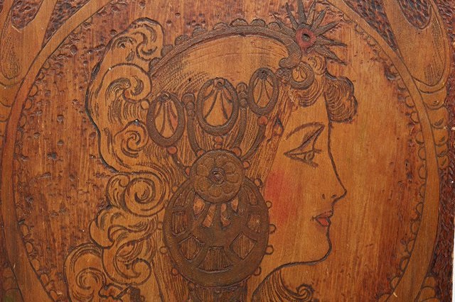 Art Nouveau chair by Alphonse Mucha on artnet