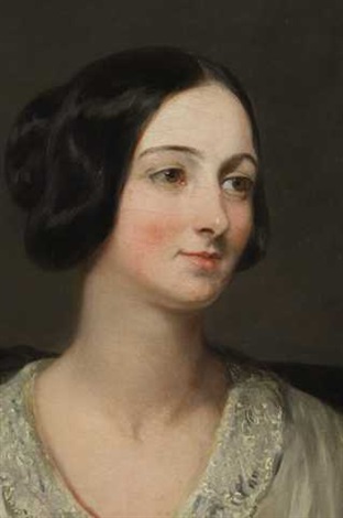 Portrait of Mrs Simpson as a young woman, three-quarter-length seated ...