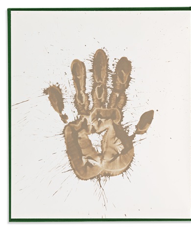 LONG, RICHARD. Mud Hand Prints. by Richard Long on artnet