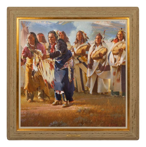Sacred Ritual of the Pipe by Stan Davis on artnet