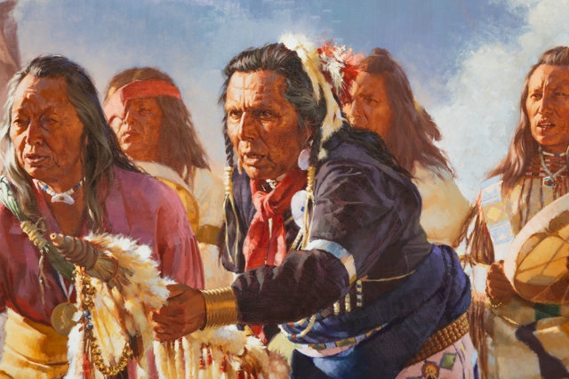 Sacred Ritual of the Pipe by Stan Davis on artnet