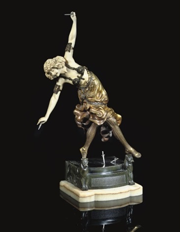Dancer of the daggers sculpture by Claire Jeanne Roberte Colinet on artnet