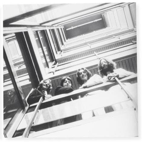 Two Exhibition Photographs Of The Beatles At EMI House Manchester ...