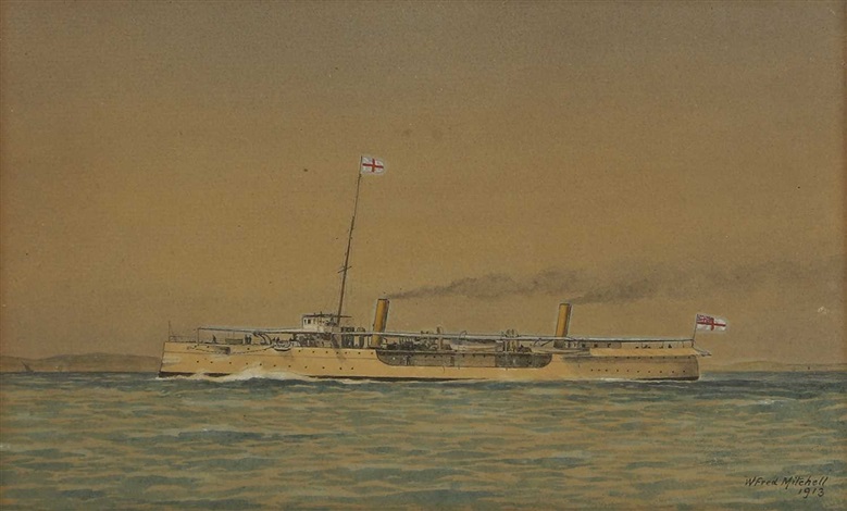 HMS Hussar by William Frederick Mitchell on artnet
