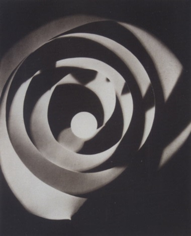 Abstract composition with spiral by Man Ray on artnet