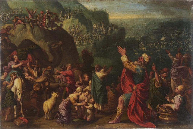 Moses closes the Red Sea by Anonymous-Italian (17) on artnet