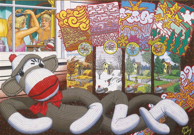 FOUR SEASONS SEEN THROUGH THE EYES OF JESSICAS SOCK MONKEY by Robert ...