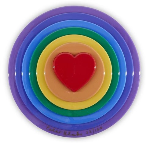 Rainbow target by Peter Blake on artnet