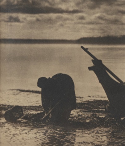 The Clam Digger, 1900 by Edward S. Curtis on artnet