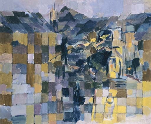 Abstract with figure by John Richard Passmore on artnet