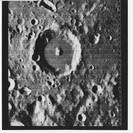 One of the first high resolution photographs of the backside on the ...