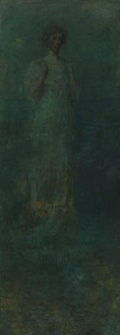 Classical figure I by Thomas Wilmer Dewing on artnet