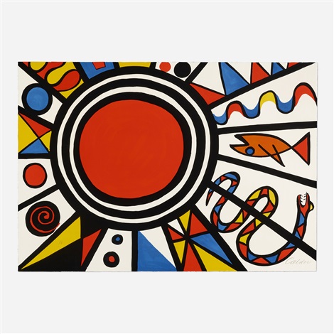 Sun, Snake and Fish by Alexander Calder on artnet