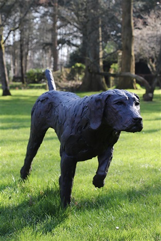 Standing figure of a pointer by Bruce Little on artnet