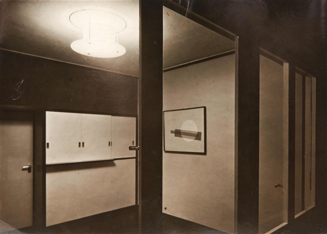 Bauhaus Masters Housing, Dessau, Dining Room in Lucia Moholy and Laszlo ...