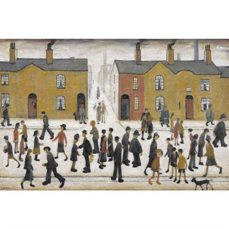 Street scene by L.S. Lowry on artnet