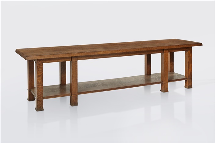 Library Table from the B. Harley Bradley House, Kankakee, Illinois by ...