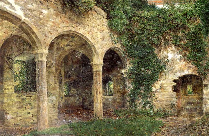 Kirkham Abbey, Yorkshire by George Price Boyce on artnet