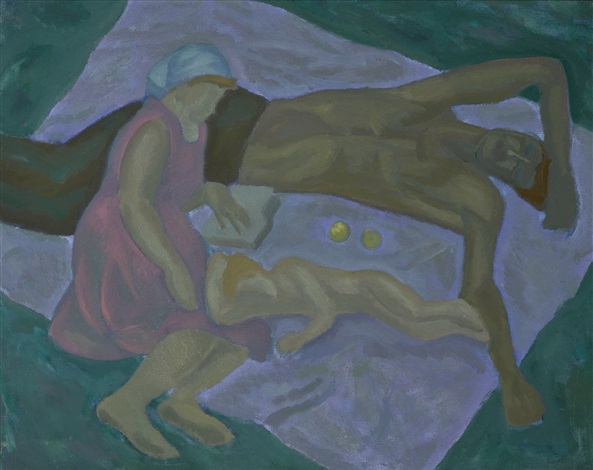 STUDY FOR A FAMILY IN JULY by Viktor Y. Popkov on artnet