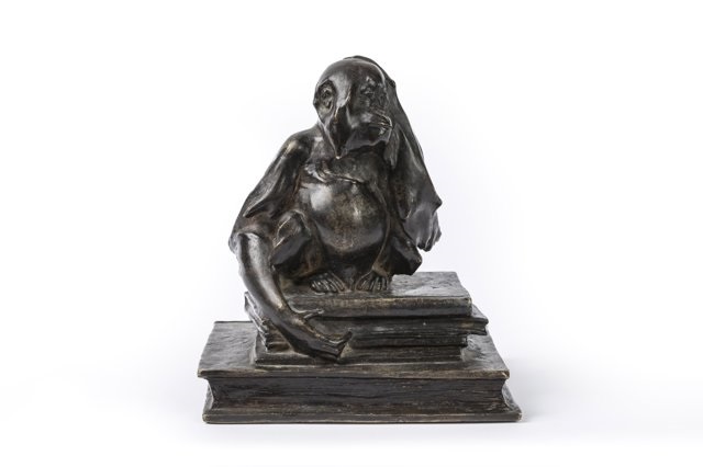 Singe penseur, dit Singe aux livres by Edouard Marcel Sandoz on artnet