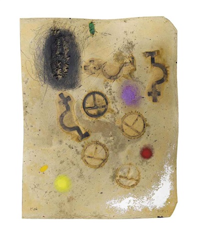 Painting Design for the cover of Album 19 by Joan Miró on artnet