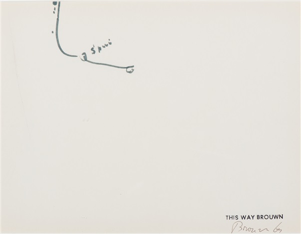 This Way Brouwn by Stanley Brouwn on artnet