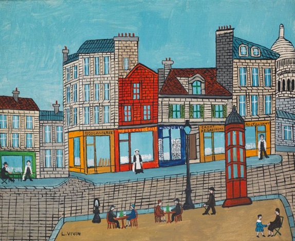 Vue de Montmartre by Louis Vivin on artnet