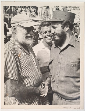 Ernest Hemingway et Fidel Castro by Alberto Korda on artnet