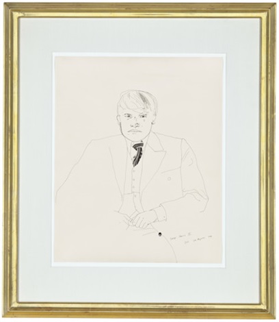 George Harris III by David Hockney on artnet