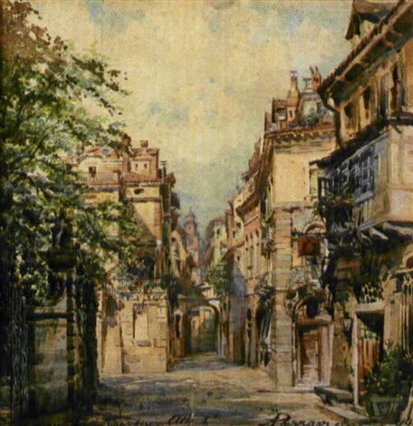 Bozzetto per il l atto di Le Maschere by Angelo Parravicini on artnet