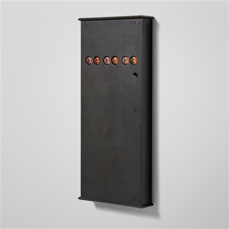 Nixie Tube wall clock by Tyler Hays on artnet